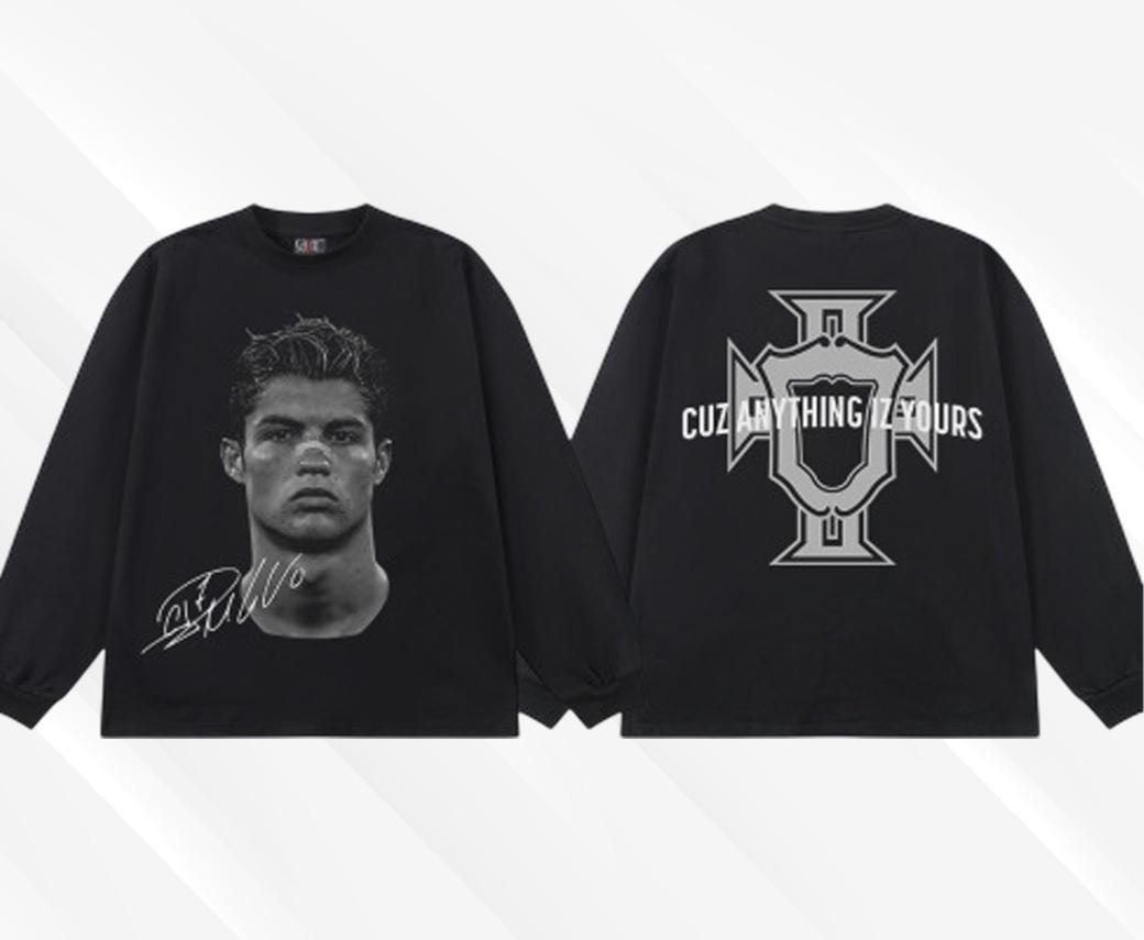 Cristiano Ronaldo Graphic T-shirt | Vintage Style Streetwear Tee | Men ...