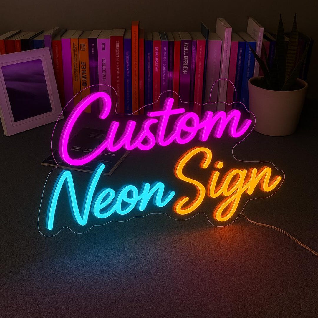 Custom LED Neon Name Sign – Personalized Neon Sign for Bedroom, Gift ...
