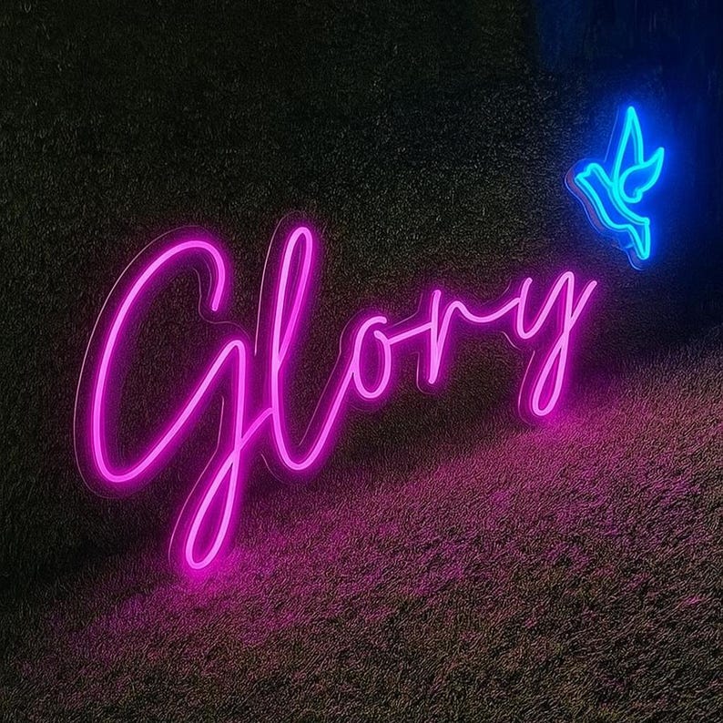 Personalized LED Neon Name Sign – Custom Light-up Sign for Bedroom ...