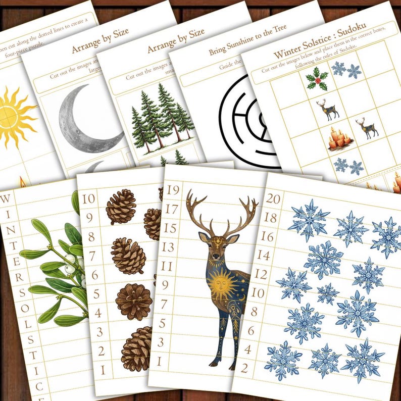 Winter Solstice Unit Study, Symbols, Snowflakes, Constellations ...
