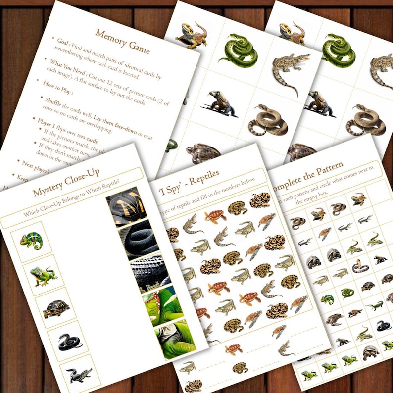 Reptiles Unit Study | Printable Activities | Crocodile Turtle Snake ...