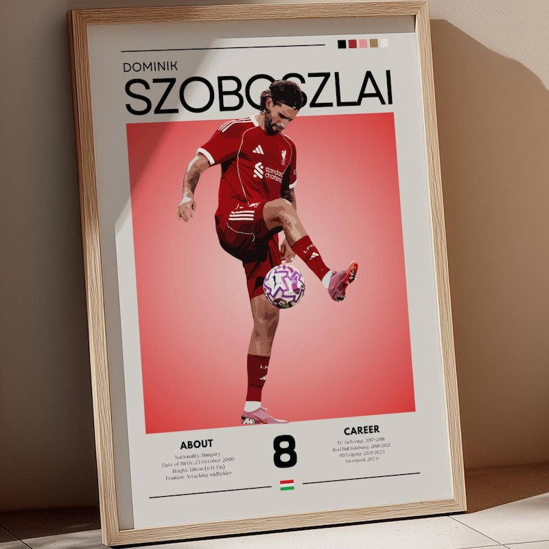 Szoboszlai Liverpool - Etsy