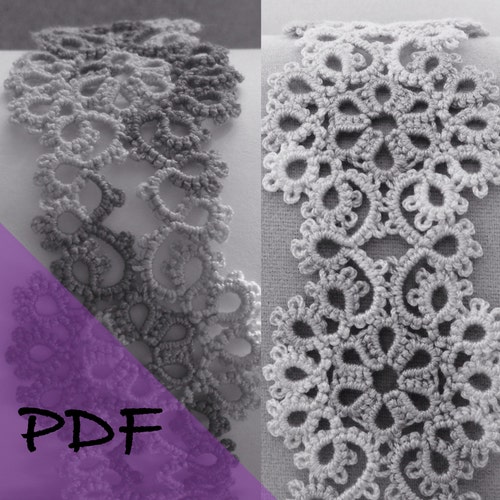 Tatting Patterns for One Shuttle | Etsy