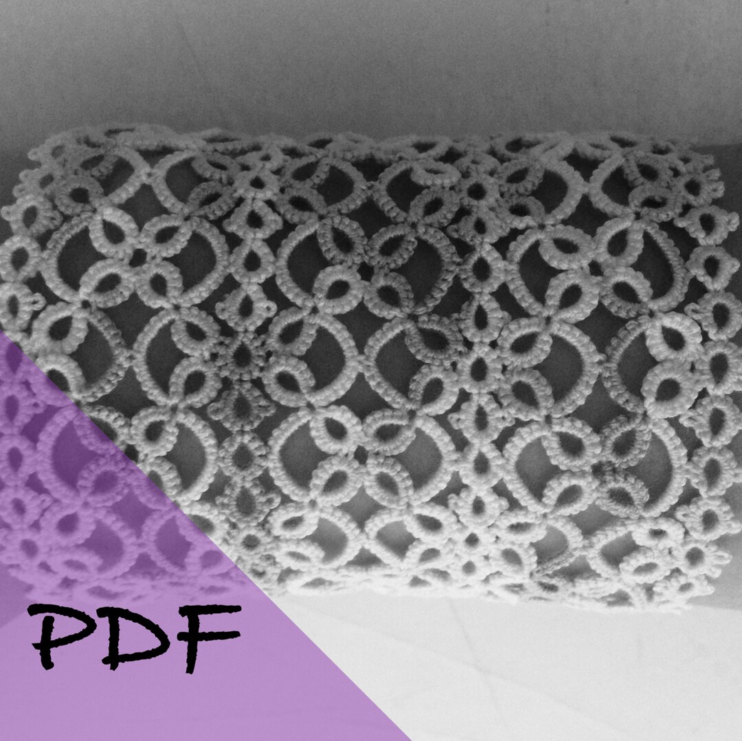 PDF File Shuttle Tatting Pattern for Frosted Flowers Bracelet - Etsy