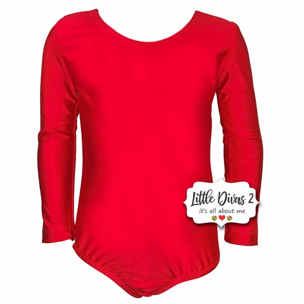 Red Leotard - Etsy