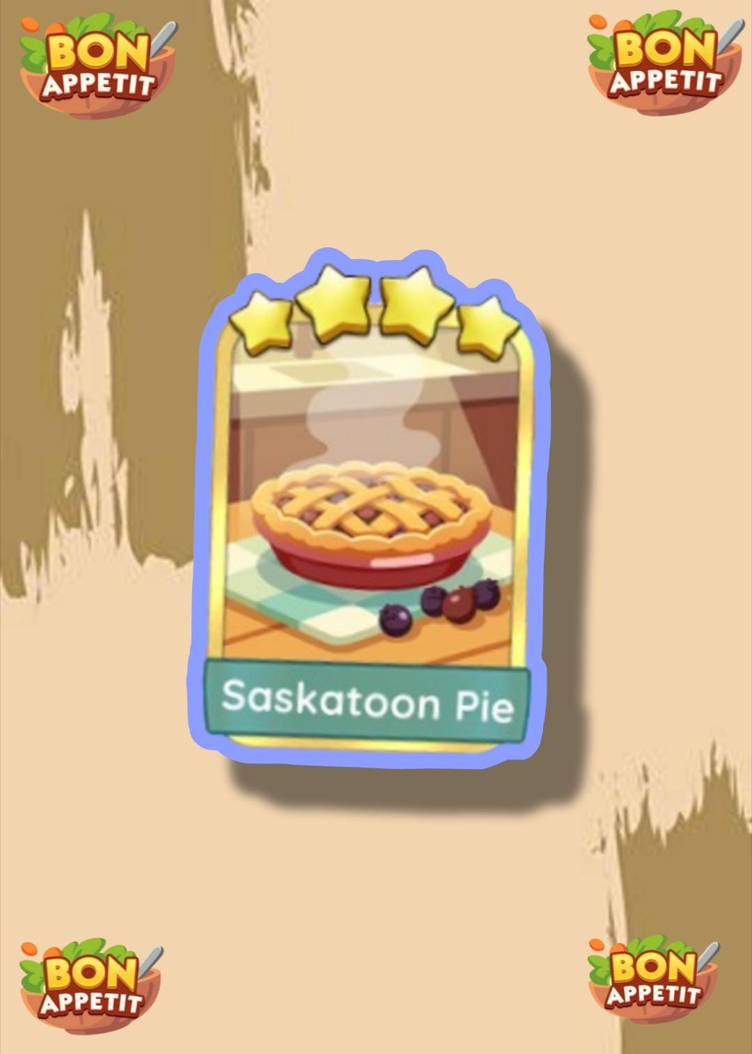 Saskatoon Pie_sticker Monopoly - Etsy
