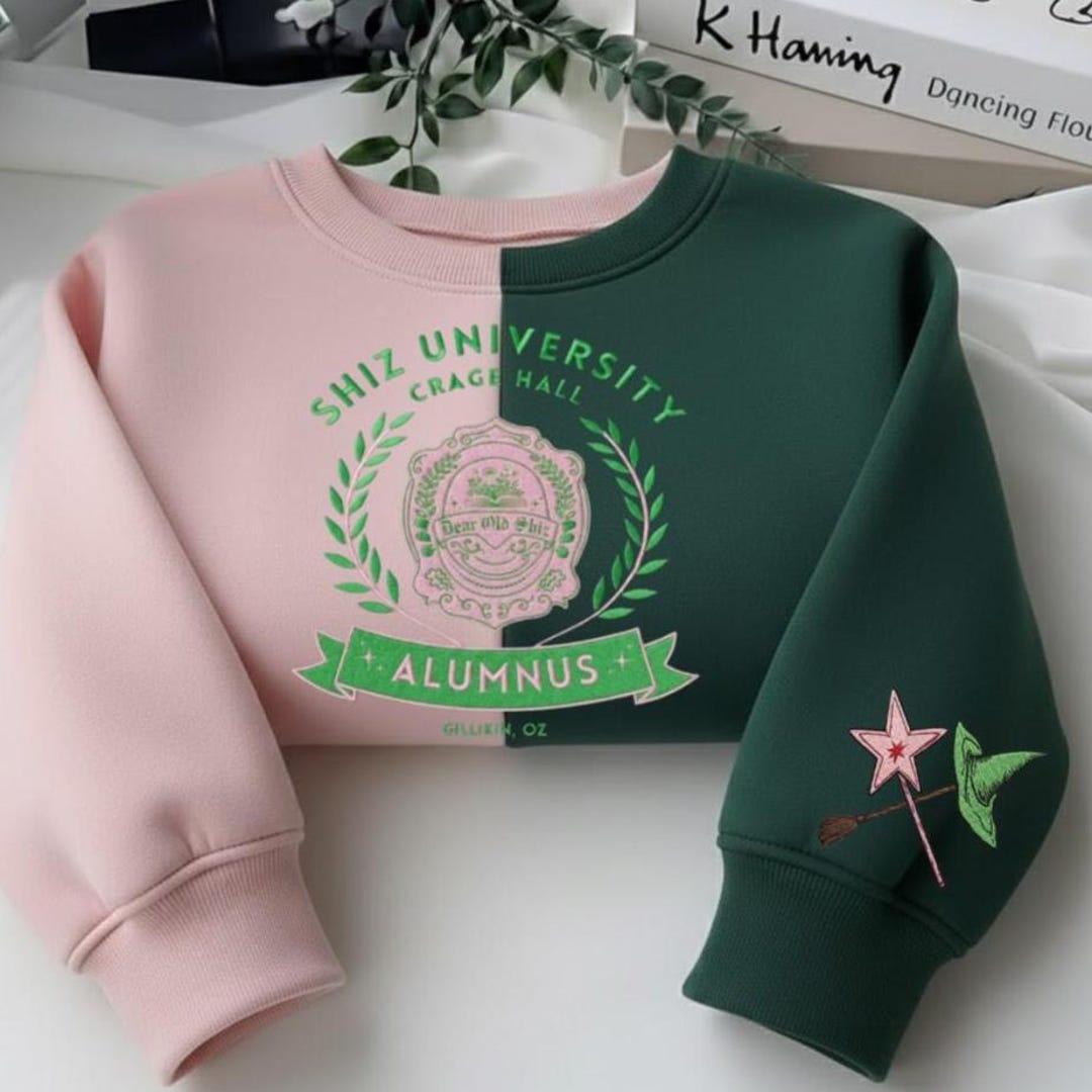 University Alumni Embroidered Sweatshirt, Wizard Academia Sweater ...