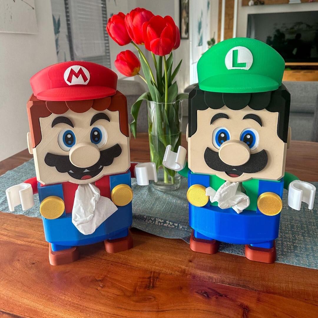 Super Mario Inspired Tissue Box Collection - Etsy