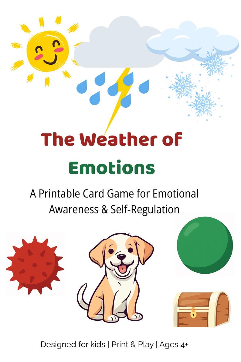 Weather of Feelings – Printable Emotions Game for Kids | SEL Activity ...