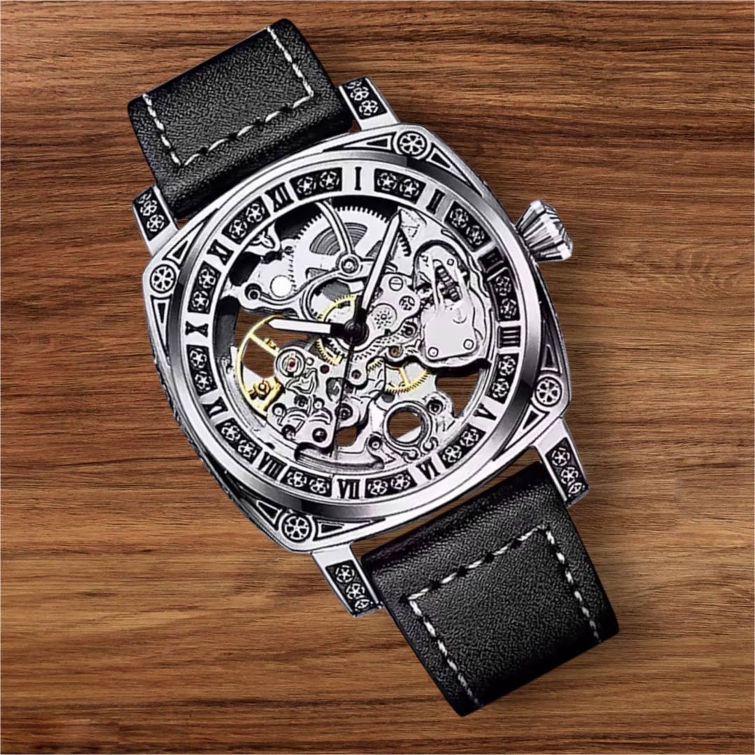 Men's Mechanical Watch Wishdoit Baron - Etsy