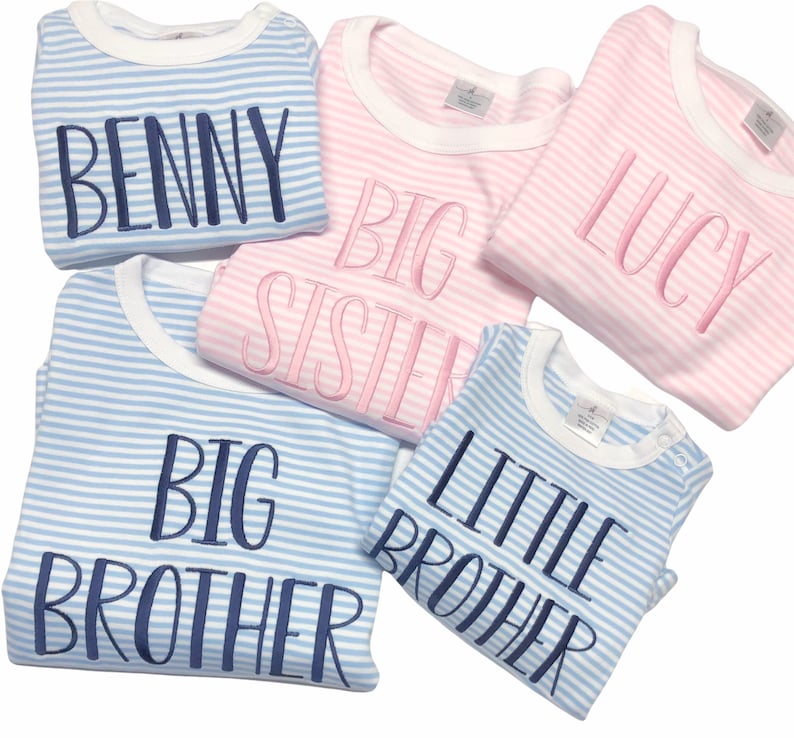 Monogrammed Pajamas Girls Personalize Pajamas Boys Monogram - Etsy