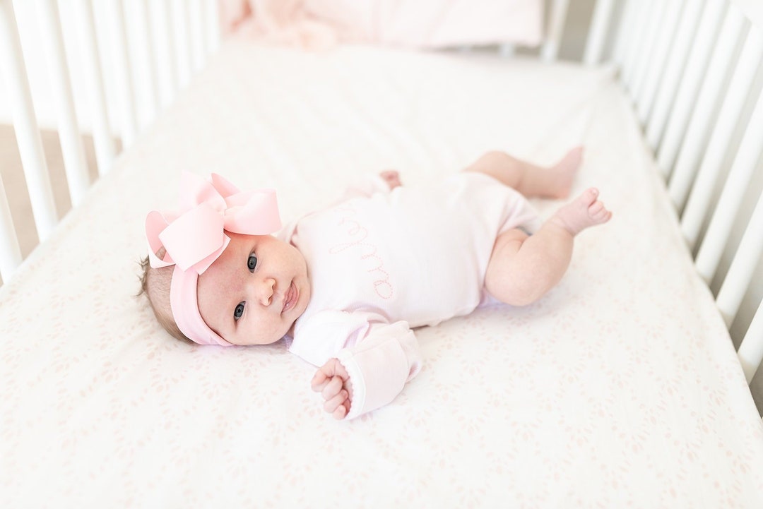 Personalized Baby Girl Outfit, Monogrammed Baby Girl Clothing ...