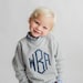 Monogrammed Sweatshirt Toddler Sweater Girls Monogram Shirt - Etsy