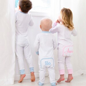 Monogrammed Pajamas, Girls Personalize Pajamas, Boys Monogram Pajamas ...