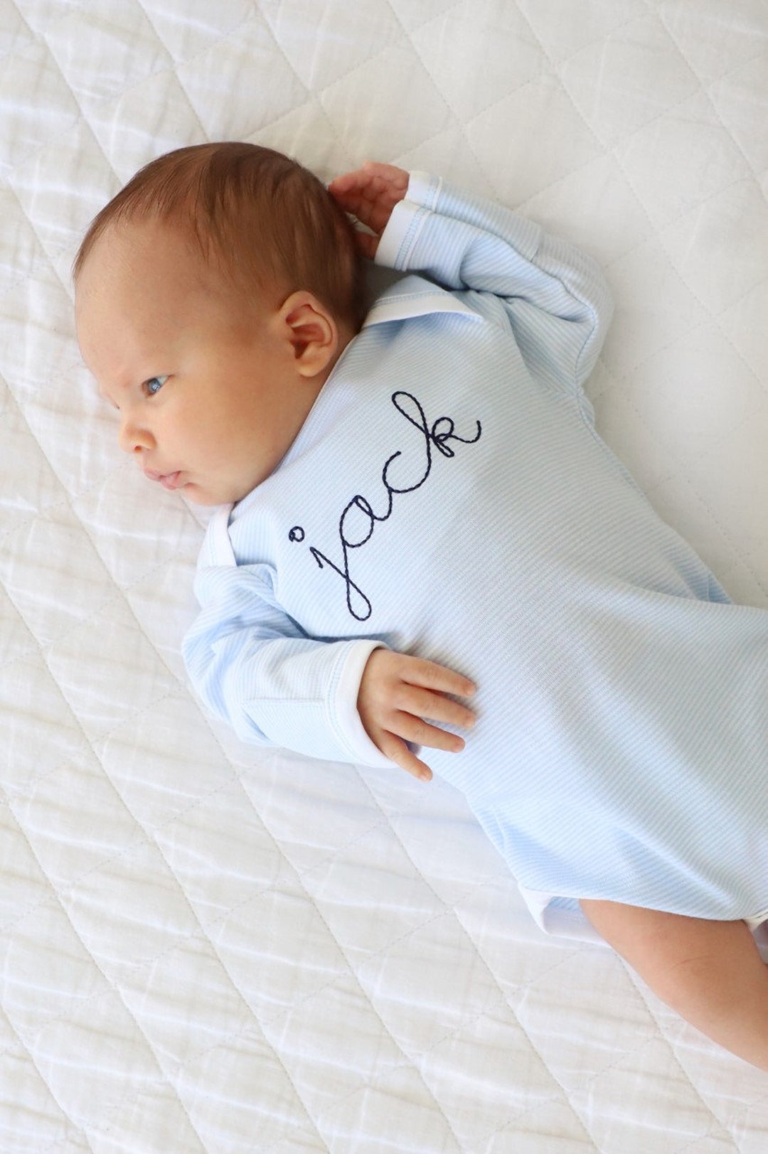 Personalized Baby Boy Outfit, Monogrammed Baby Boy Clothing ...