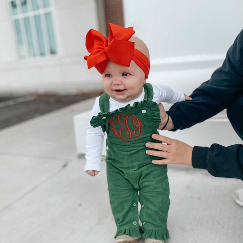 Corduroy Girls Romper - Etsy