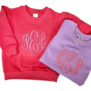 Boys Monogrammed Sweatshirt, Boys Monogrammed Crewneck, Toddler ...