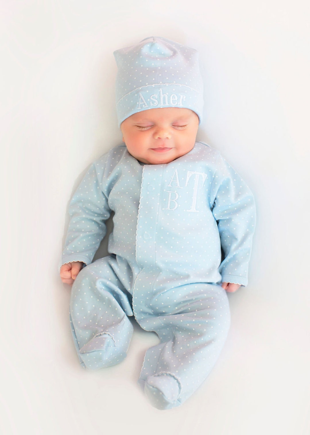 Baby Boy Coming Home Outfit, Newborn Boy Outfit, Personalized Coming ...
