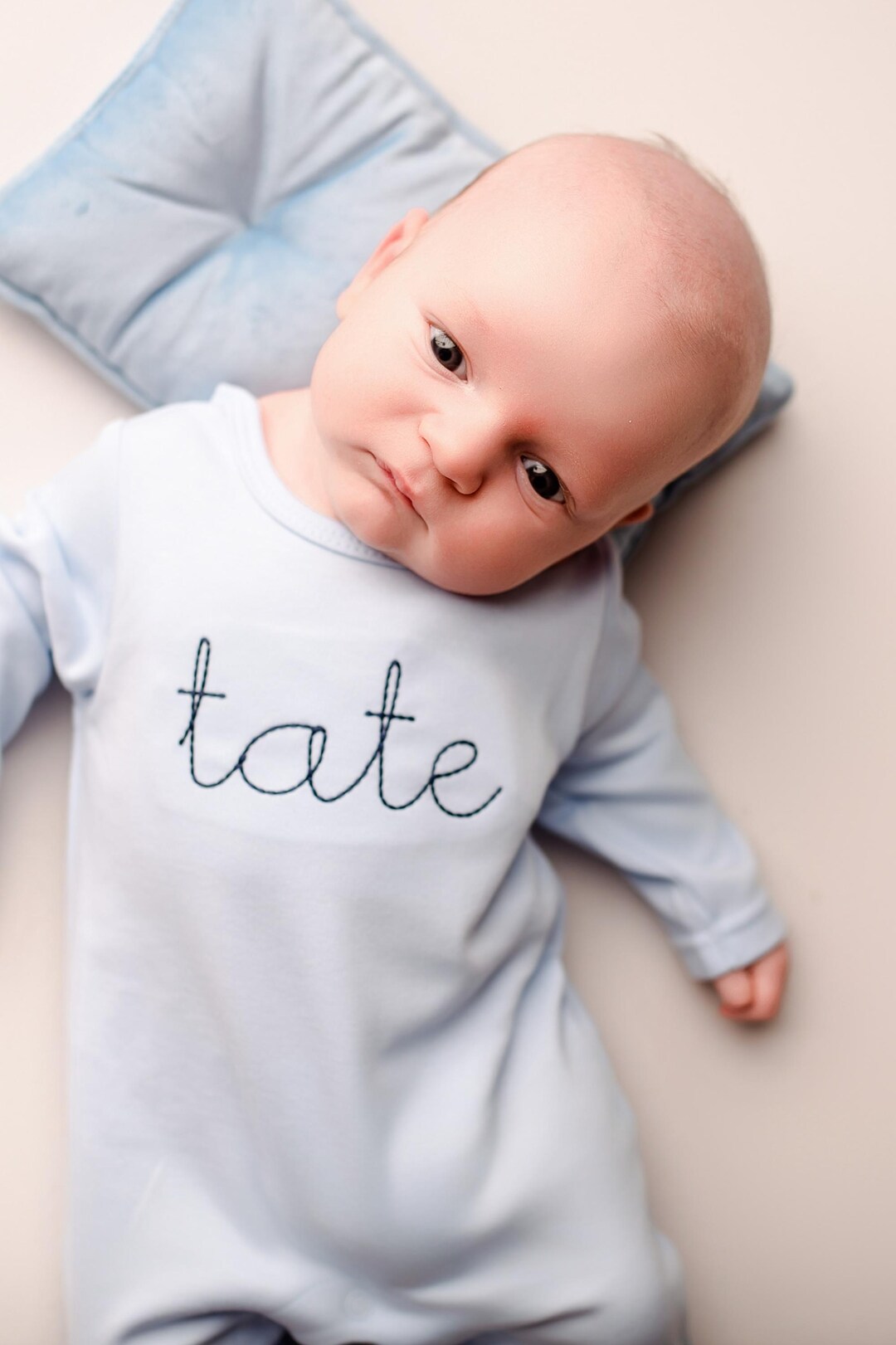 Newborn Baby Boy Coming Home Outfit, Personalized Coming Home Outfit ...
