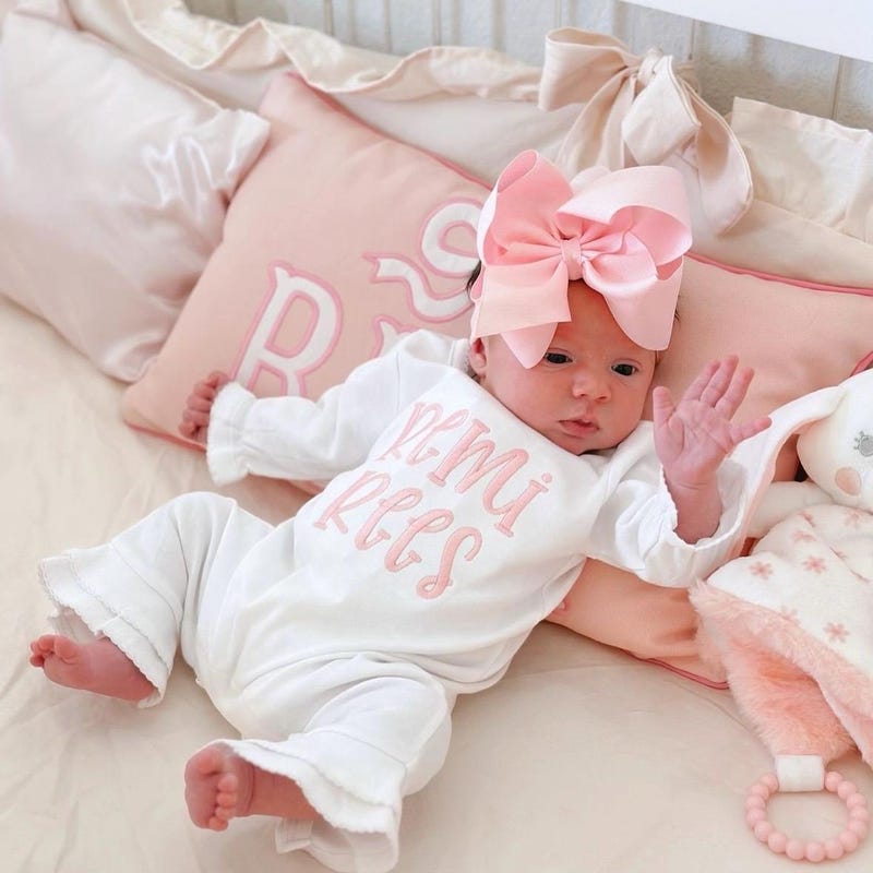 Ruffled Going Home Dress - Etsy