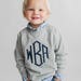 Monogrammed Sweatshirt Toddler Sweater Girls Monogram Shirt - Etsy