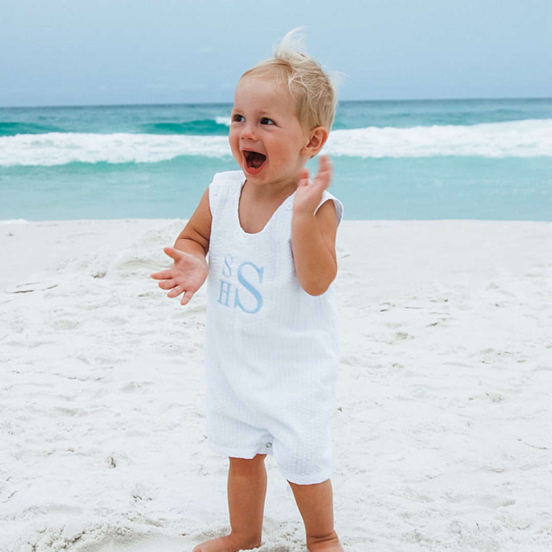 Boys Jon Jon, Boys Shortall, Monogrammed Jon Jon, Personalized Shortall ...