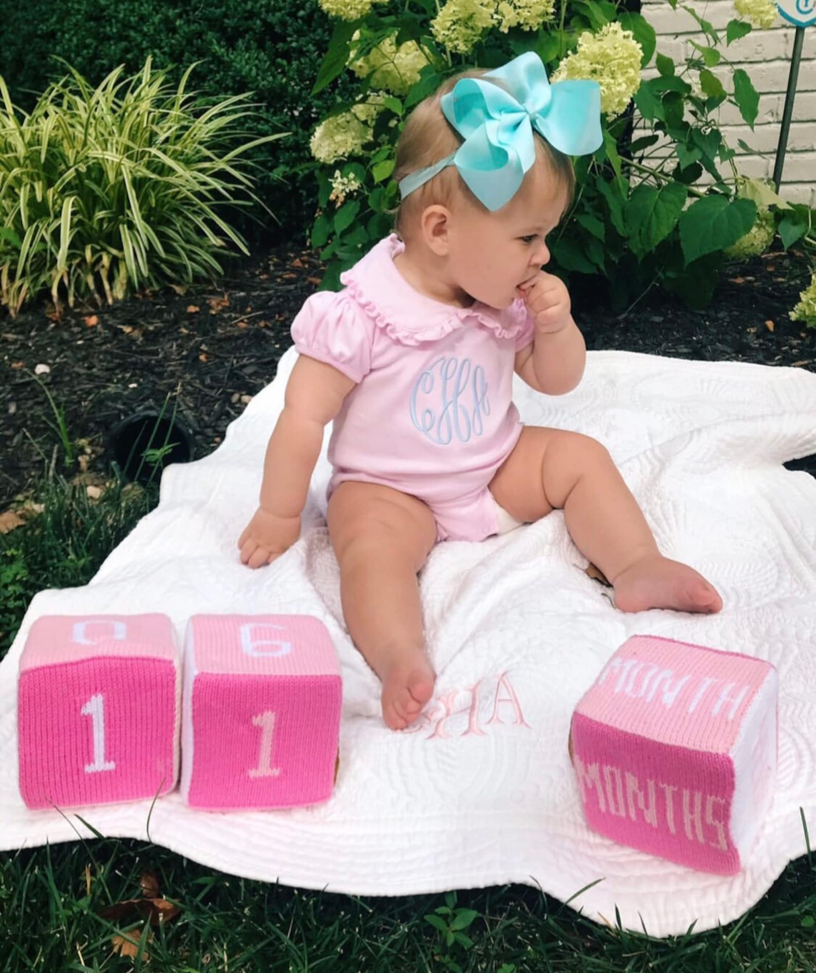 Monogrammed Bubble, Girls Summer Bubble, Personalized, Baby Clothing ...