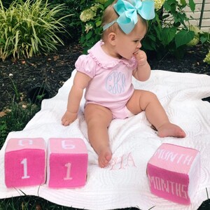 Monogrammed Bubble, Girls Summer Bubble, Personalized, Baby Clothing ...
