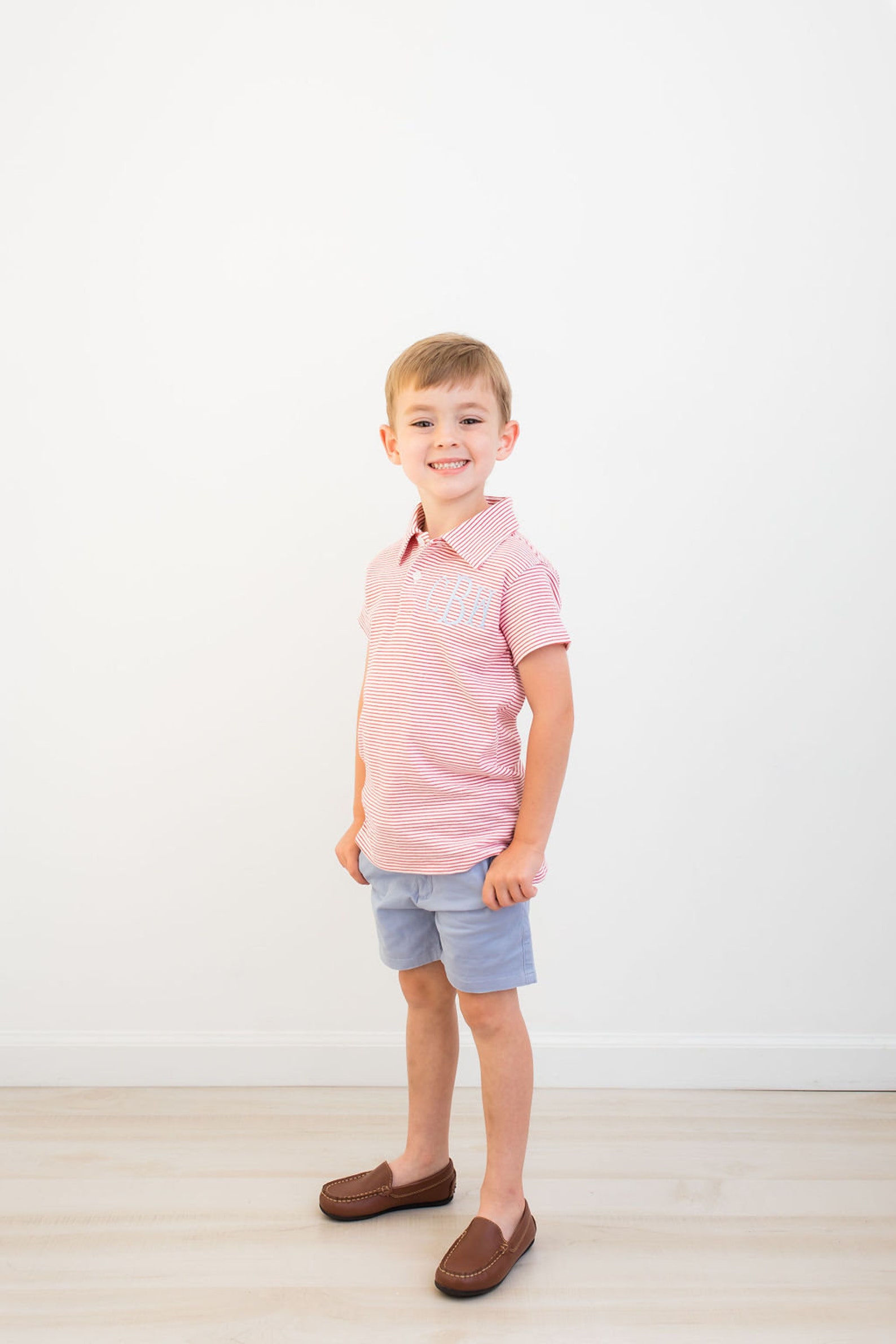 Boys Patriotic Outfit, Monogrammed Polo, Boys Polo, Personalized Polo ...