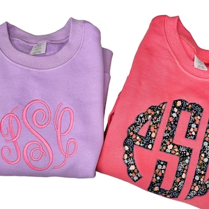 Boys Monogrammed Sweatshirt, Boys Monogrammed Crewneck, Toddler ...
