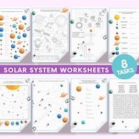 Solar System Activity: 11 Acrostic Poems & Solar System Word Search ...
