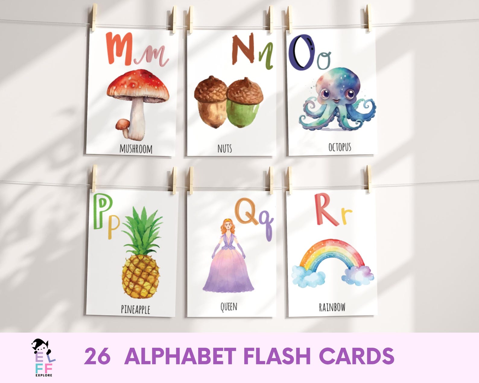 Tarjetas didácticas del alfabeto imprimibles / Tarjetas Montessori ...