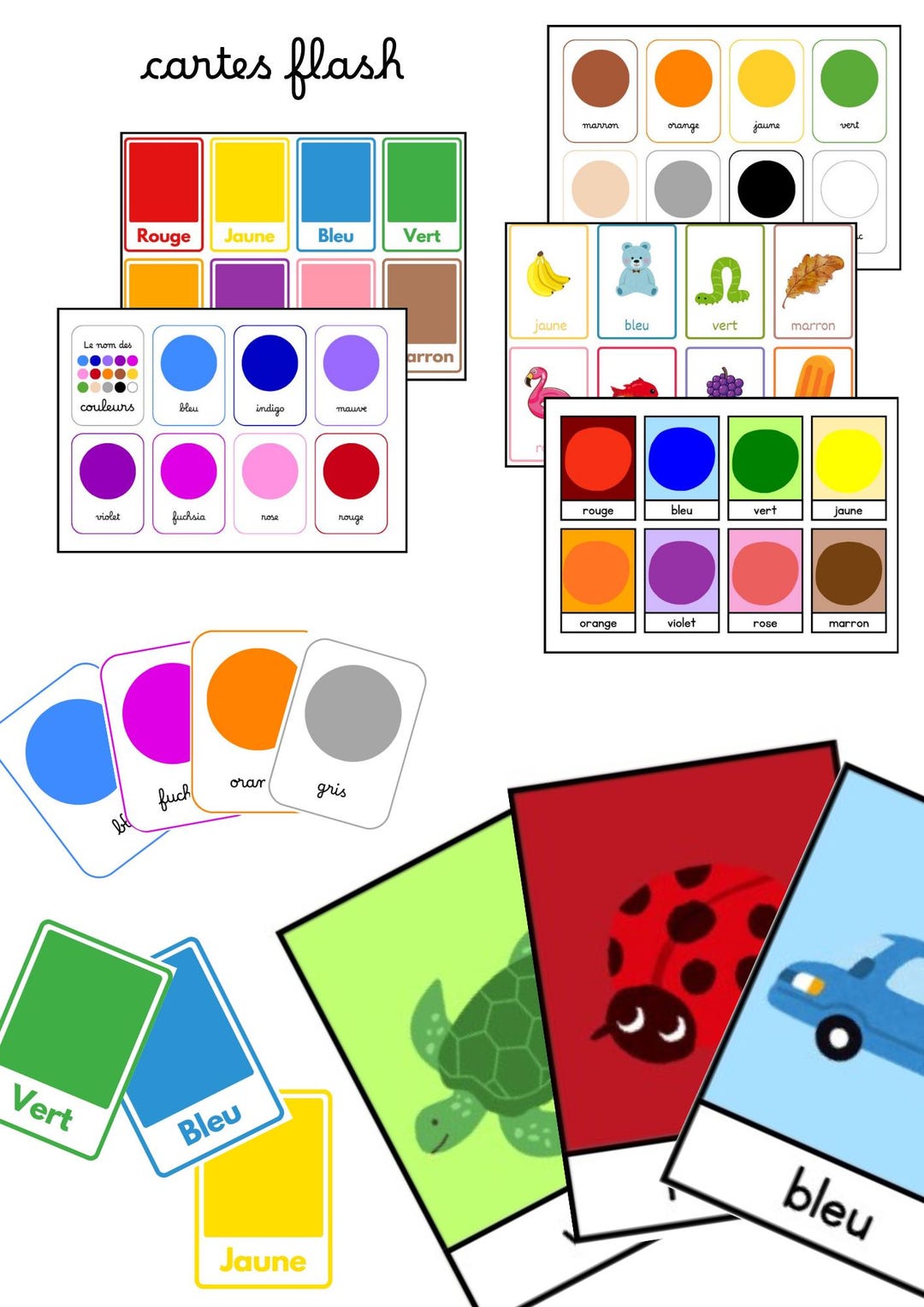 Learning Colors Through Games - Kindergarten - Etsy