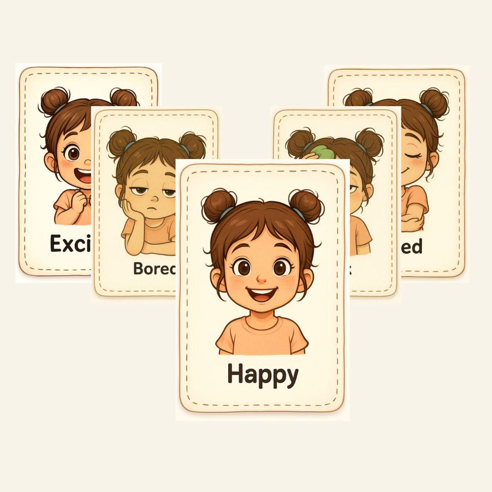 Kids Emotion Flash Cards| Emotional Learning at Home Homeschool ...