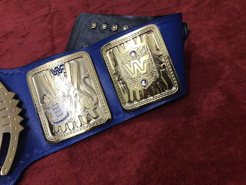 WF Big Eagle Attitude Era Block Logo Championship Belt | up to 8mm ...