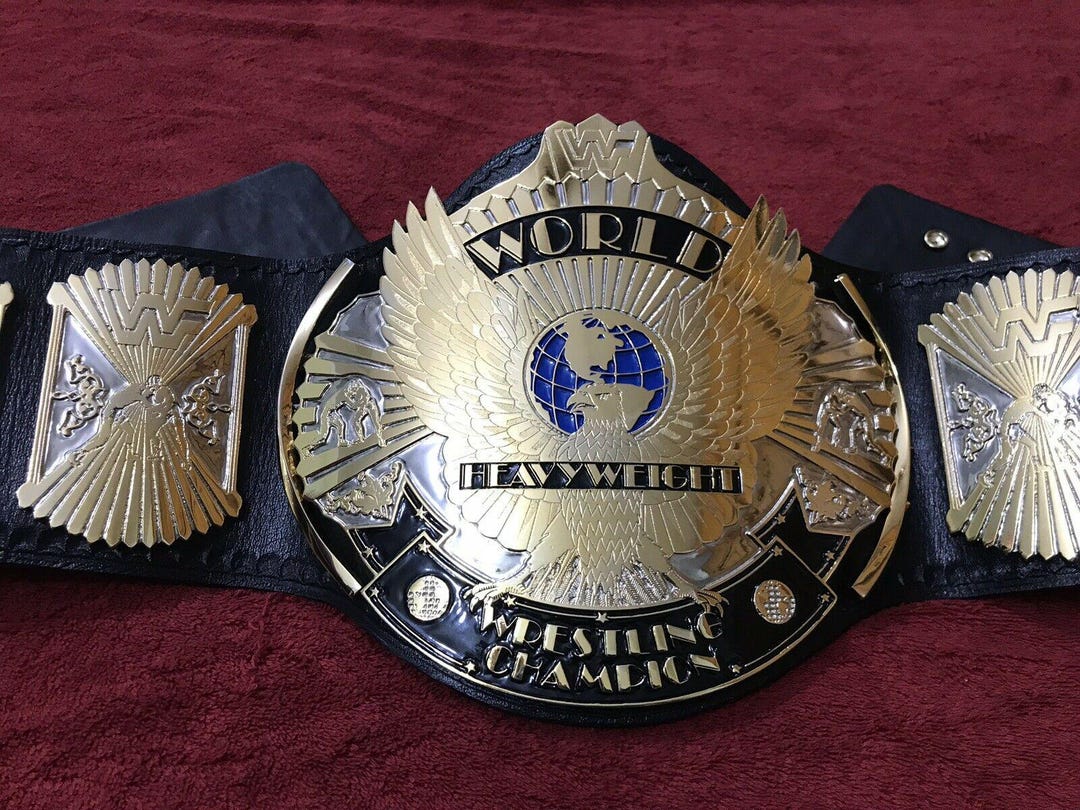 WF Winged Eagle Classic Championship Belt Dual Plated | up to 8mm Thick ...