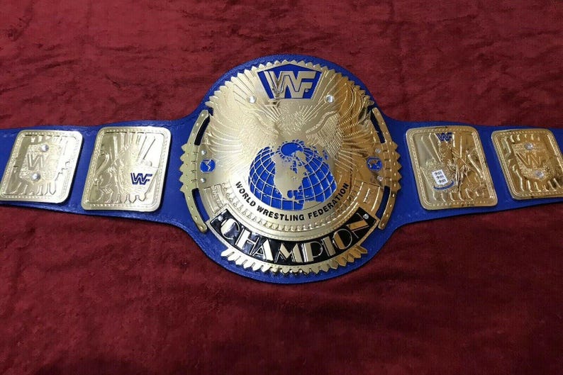 WF Big Eagle Attitude Era Block Logo Championship Belt | up to 8mm ...