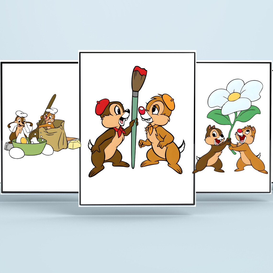 Imágenes prediseñadas de Chip y Dale / 56 imágenes PNG de dibujos ...