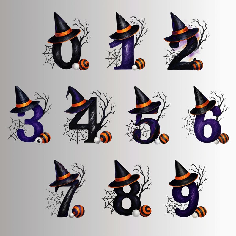 Halloween Alphabet Sublimation Clipart | 36 PNG Letters | Spooky Font ...