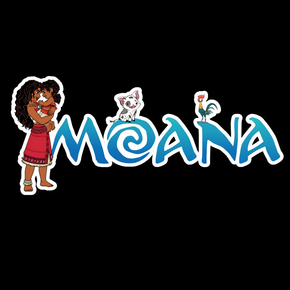 Custom Moana Name PNG | Island Princess Design (digital Download) - Etsy