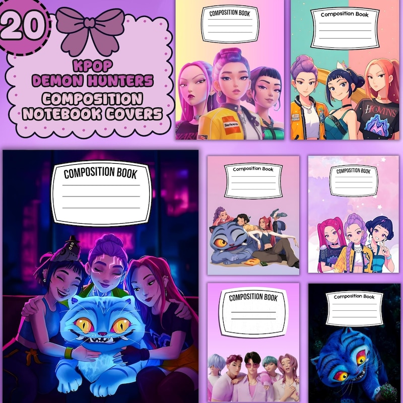 Kpop Demon Hunter Binder Cover - Etsy Canada