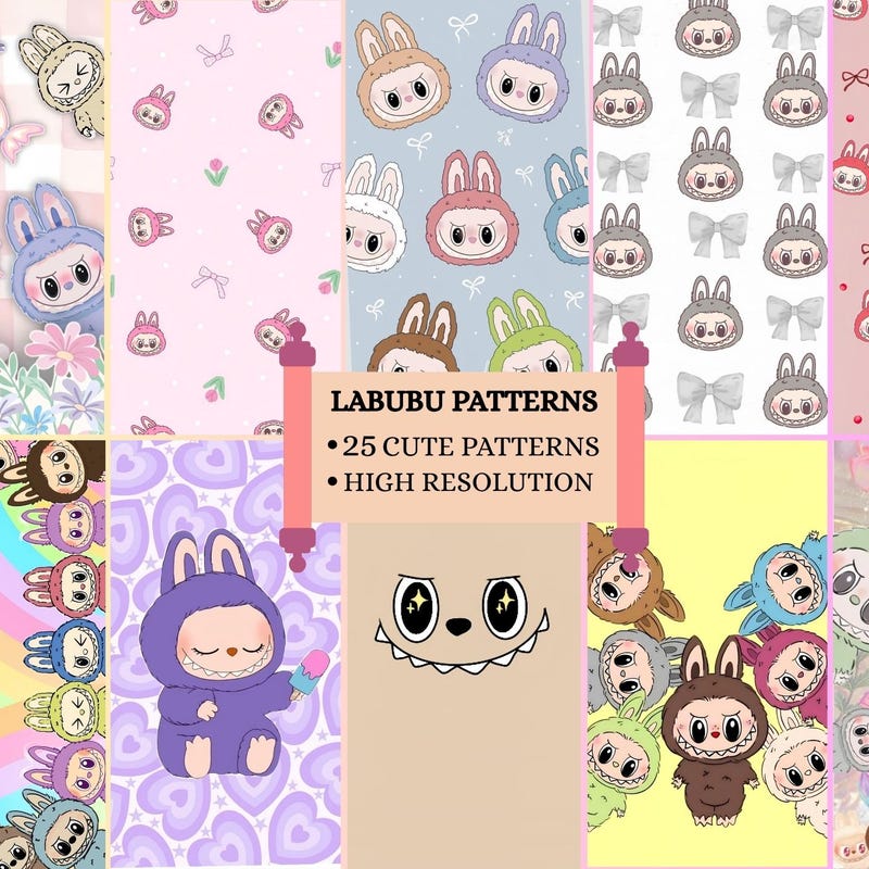 Bunny Digital Papers - Etsy