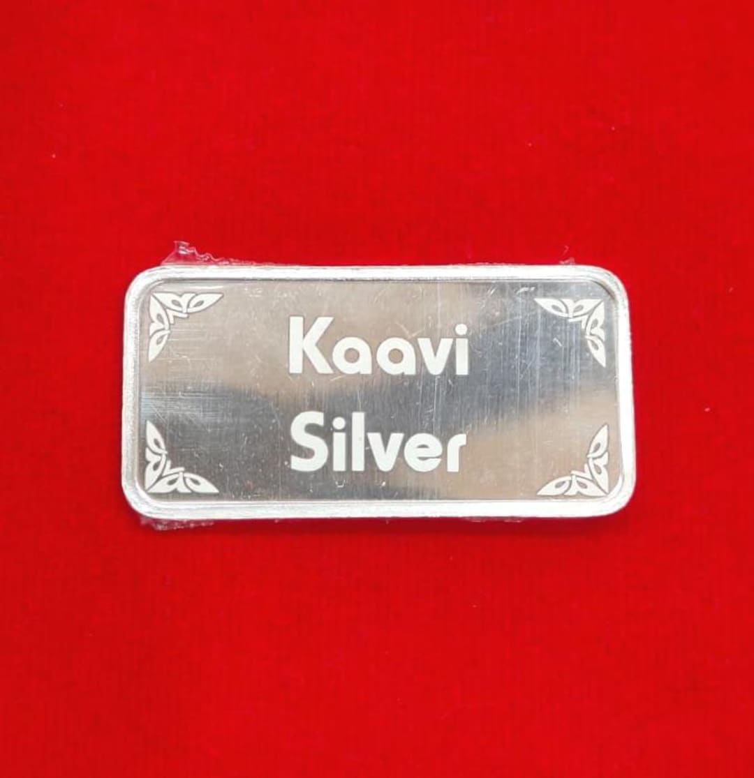 Custom 999 Silver Bar Pure Engraved Fine Silver Bullion Ingot for ...