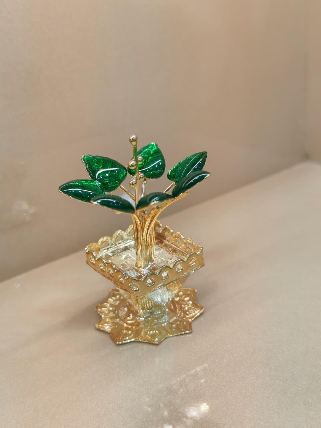 Two-tone Silver Tulsi Plant - Hindu Temple Kyara - Etsy