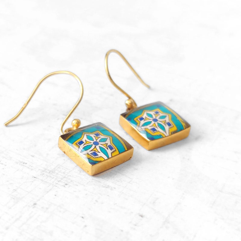 Pottery Earrings - Etsy