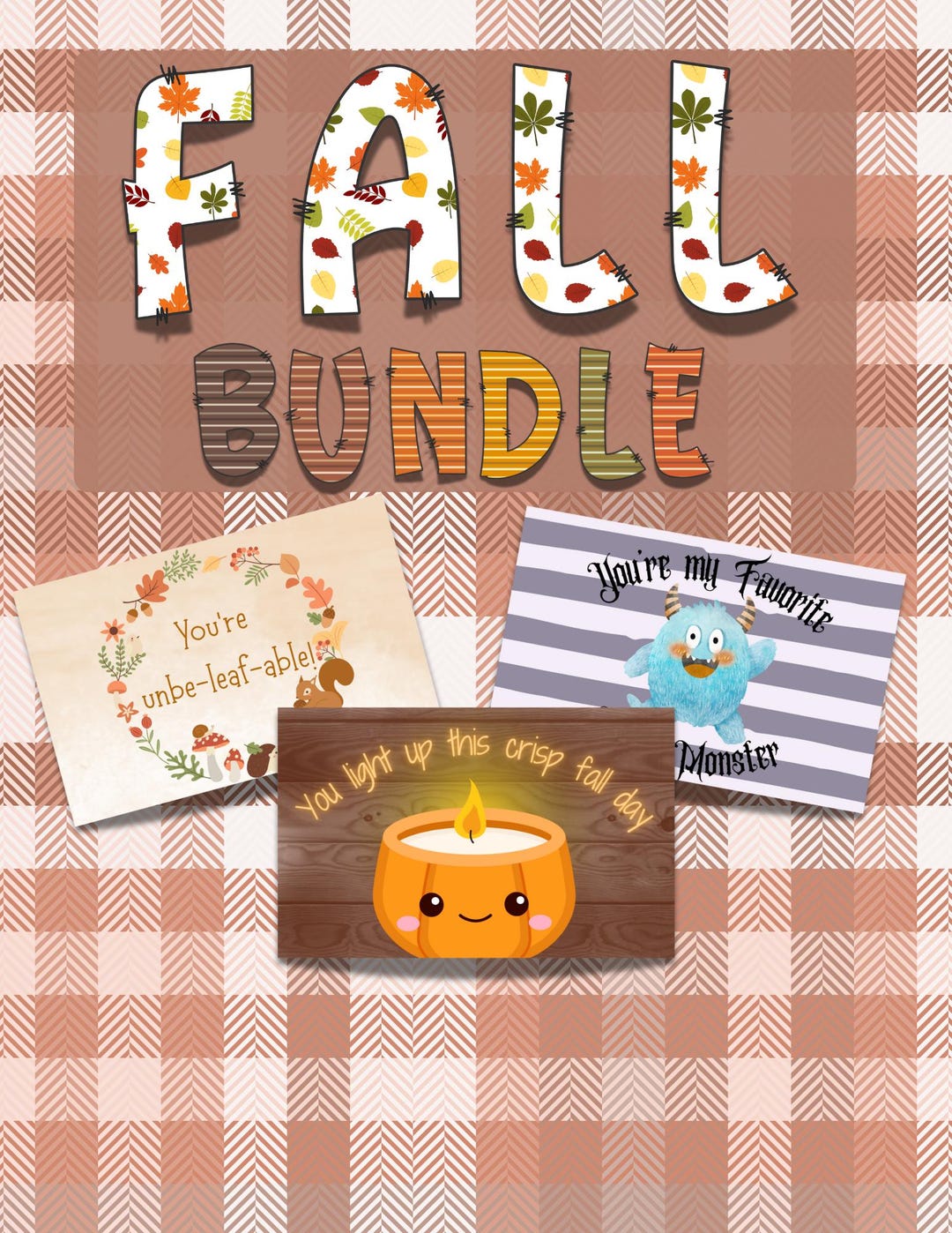 Fall Lunch Box Notes | Encouragement Cards for Kids (digital Download ...