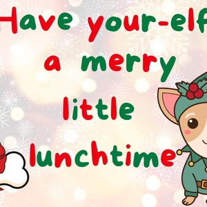 December Lunch Box Notes – Printable Encouragement Cards for Kids - Etsy