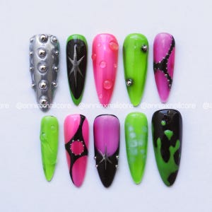 Katseye Gnarly Nails - Etsy