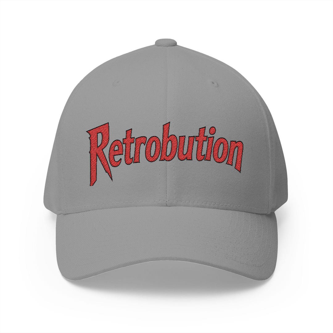Embroidered Closed-back Cap - Retro Style Hat for Everyday Wear, Unique ...