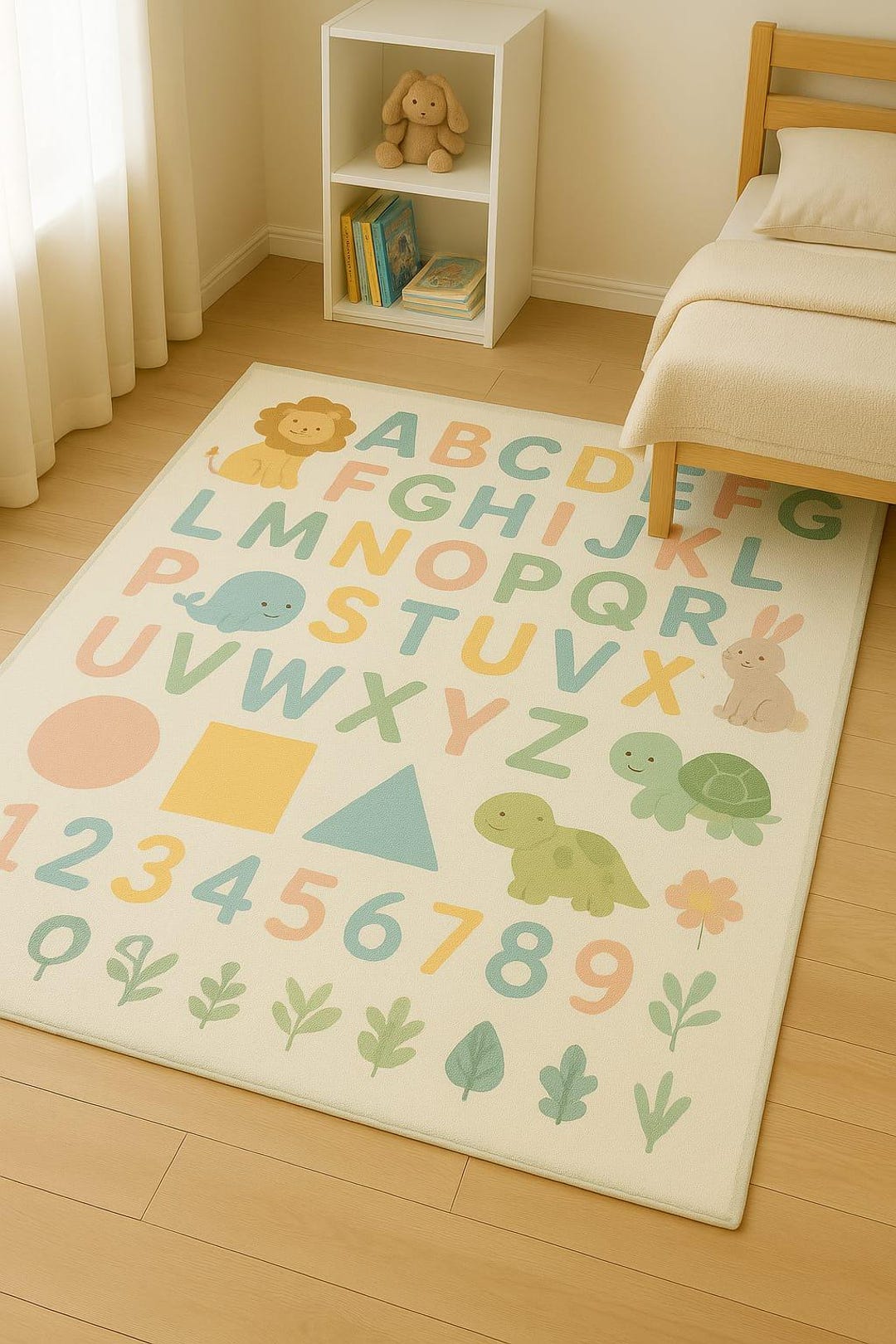 Montessori Story Rug With QR Code – Interactive Play Mat for Kids ...